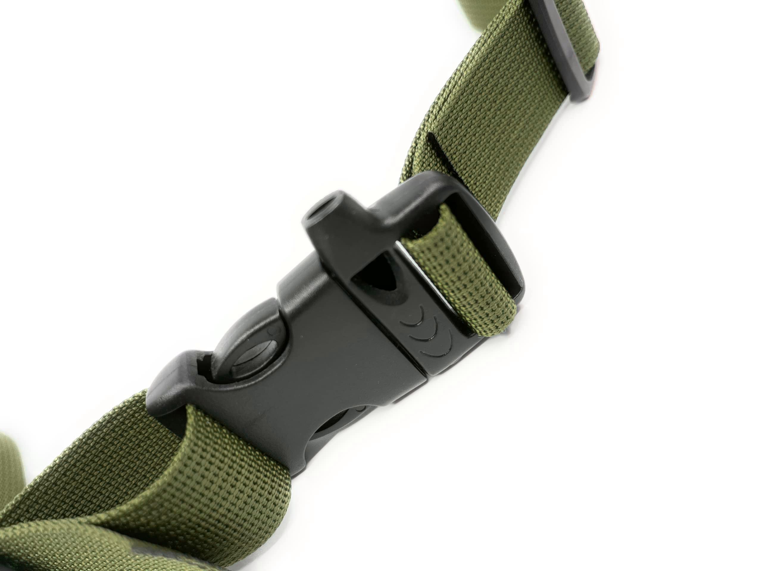 Ikerall Sternum Straps For Backpacks 1-pack,Adjustable Chest Strap with Emergency Whistle Buckle Suitable for Universal Outdoor Fabric Backpack Straps(Navy Green)