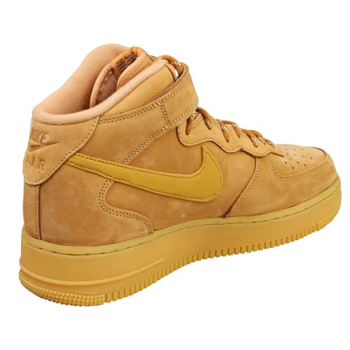 Nike mens Air Force 1 Mid '07 Shoes, Flax/Wheat-gum Light Brown, 13