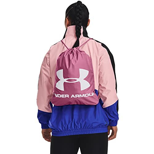 Under Armour Unisex-Adult Ozsee Sackpack , (669) Pace Pink / / White , One Size Fits All