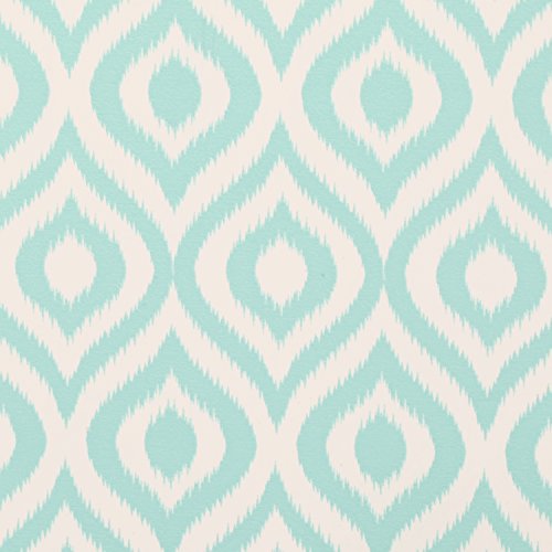Duck Brand 284137 Deco Adhesive Laminate, 20-Inch x 12-Feet, Sea Foam Ikat