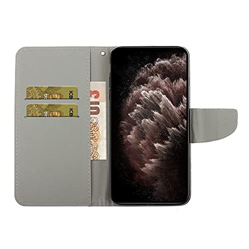 MTQLX Wallet Case for Oppo Reno 6 PRO 5G Premium Luxury Flower Pattern Woman PU Leather Wallet Case with [Kickstand][Wrist Strap],for Oppo Reno 6 PRO 5G (#01)