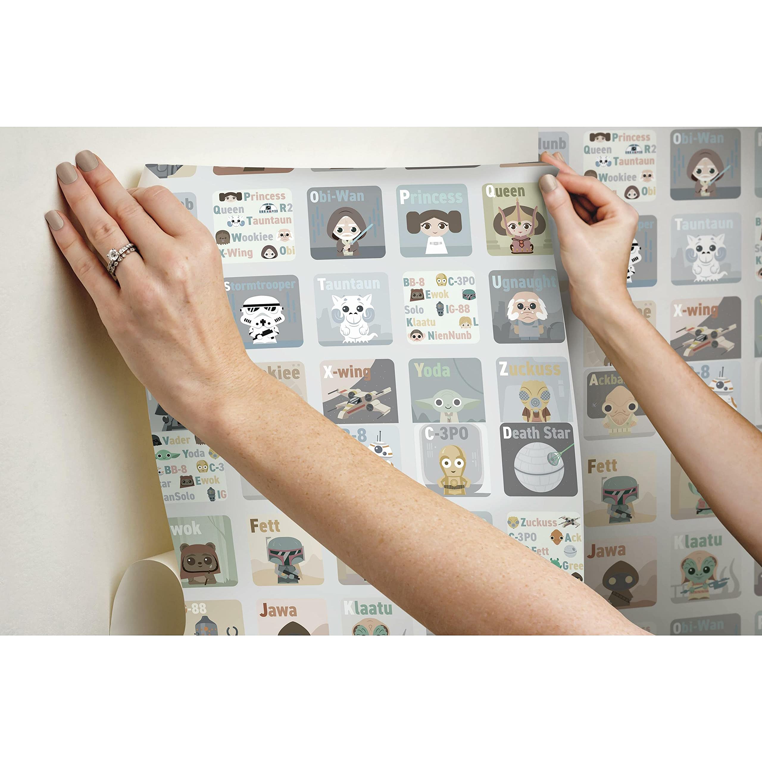 RoomMates Star Wars Infant Alphabet Peel & Stick Wallpaper by RoomMates, RMK11953RL