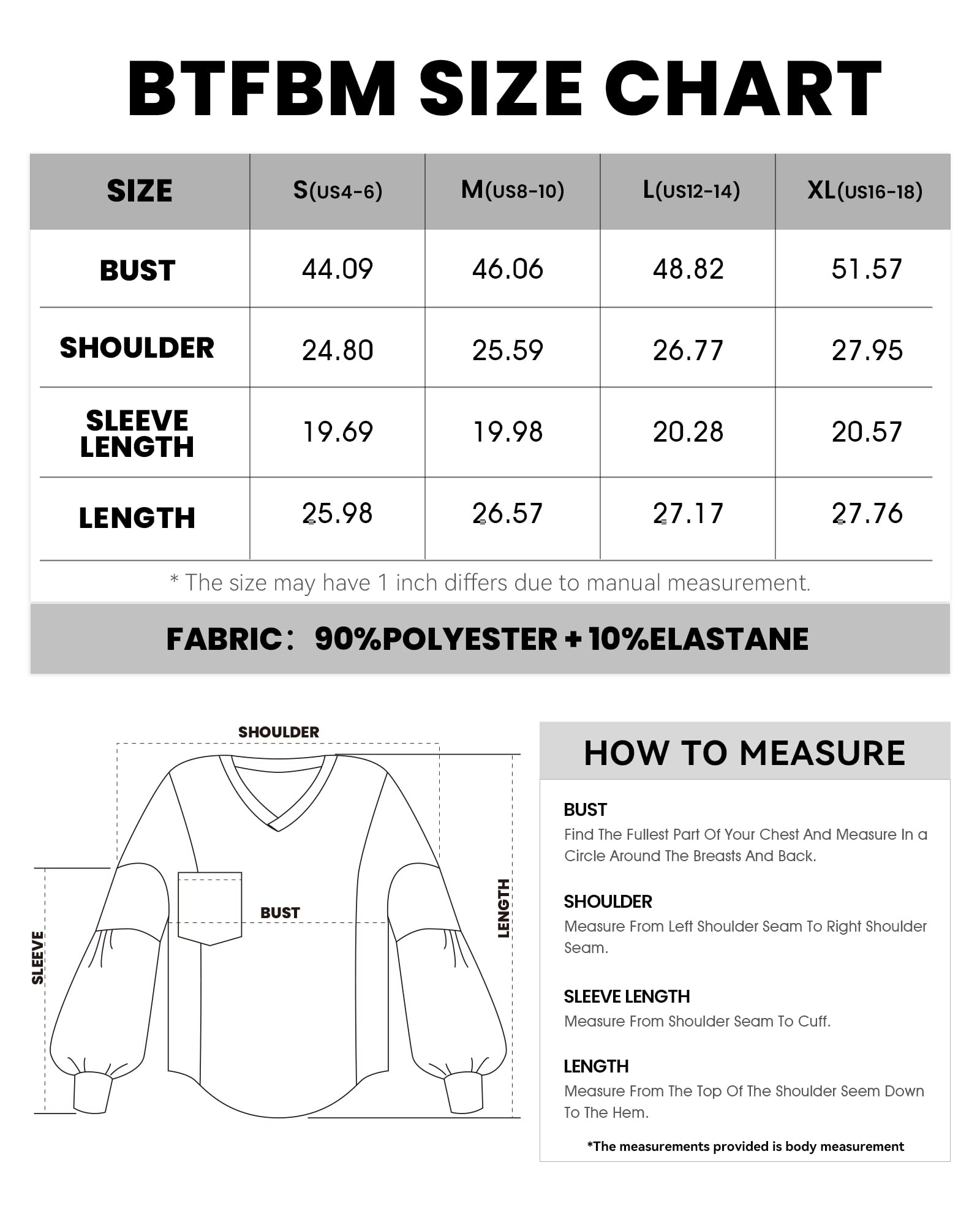 BTFBM Women's Ribbed Long Sleeve Tops 2025 Summer Spring Pullover Knit Casual V Neck Blouses Trendy Loose Fit Tunic Top(Solid Dark Green, Large)