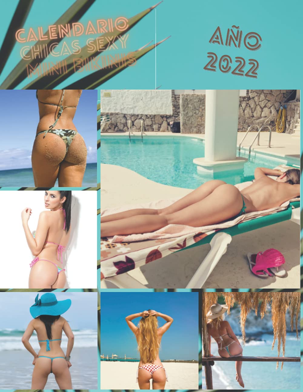 Calendario 2022, chicas sexy en bikini tanga (Spanish Edition)