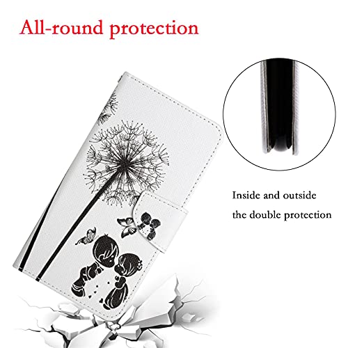 MTQLX Wallet Case for Oppo Reno 6 PRO Plus 5G Premium Luxury Flower Pattern Woman PU Leather Wallet Case with [Kickstand][Wrist Strap],for Oppo Reno 6 PRO Plus 5G (#06)