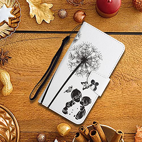 MTQLX Wallet Case for Oppo Reno 6 PRO Plus 5G Premium Luxury Flower Pattern Woman PU Leather Wallet Case with [Kickstand][Wrist Strap],for Oppo Reno 6 PRO Plus 5G (#06)