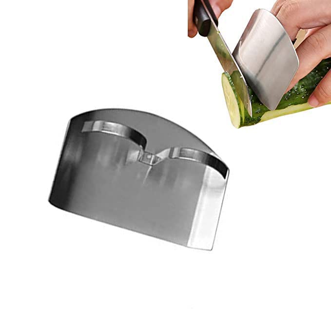 1 PCS Finger Guard for Cutting, Stainless Steel Finger Protector for Cutting Vegetables, Kitchen Tools Gadgets