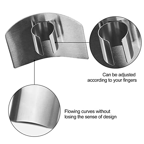 1 PCS Finger Guard for Cutting, Stainless Steel Finger Protector for Cutting Vegetables, Kitchen Tools Gadgets