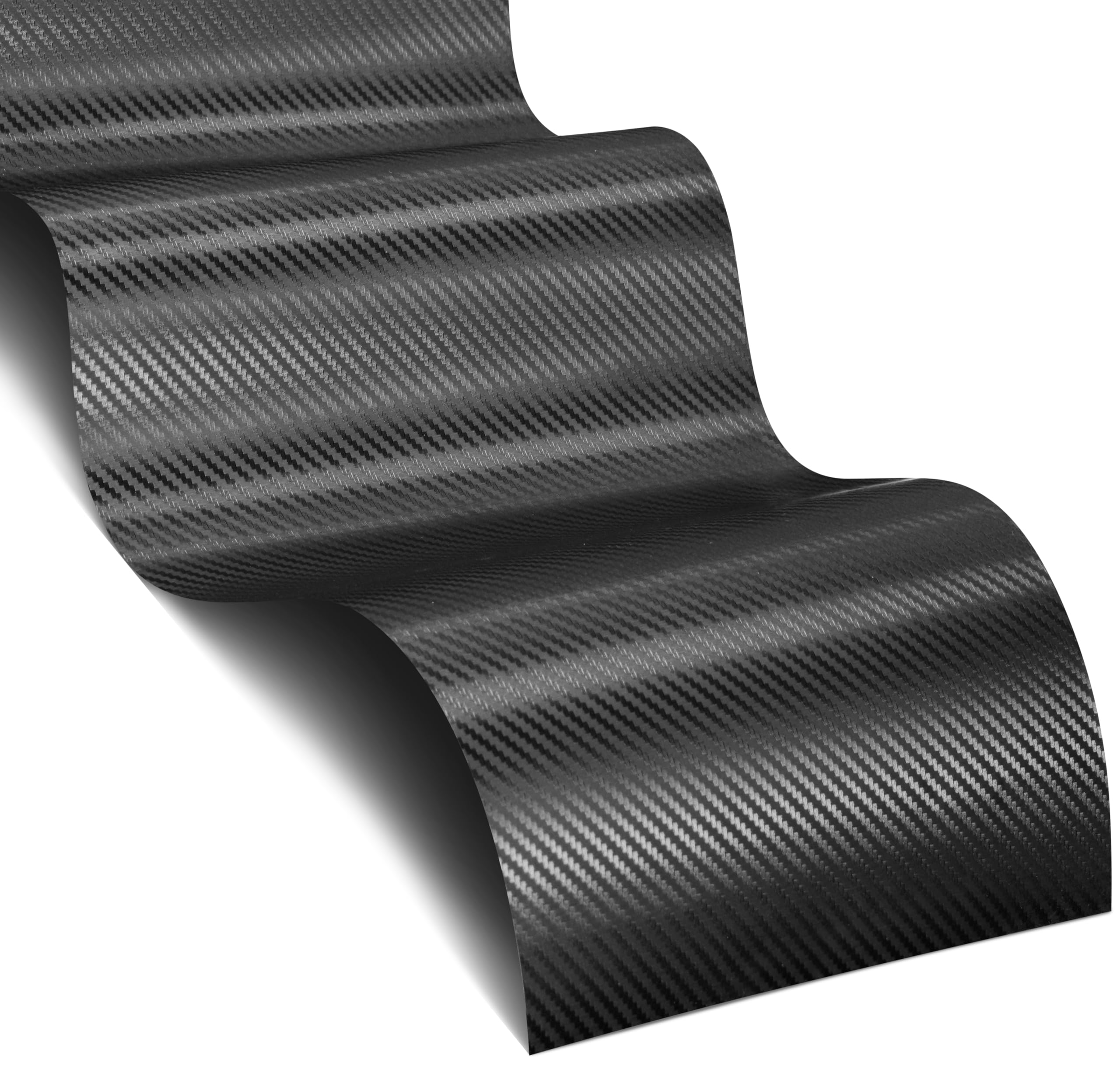 VViViD XPO Black Carbon Fiber Car Wrap Vinyl Roll Featuring Air Release Technology (2ft x 5ft)