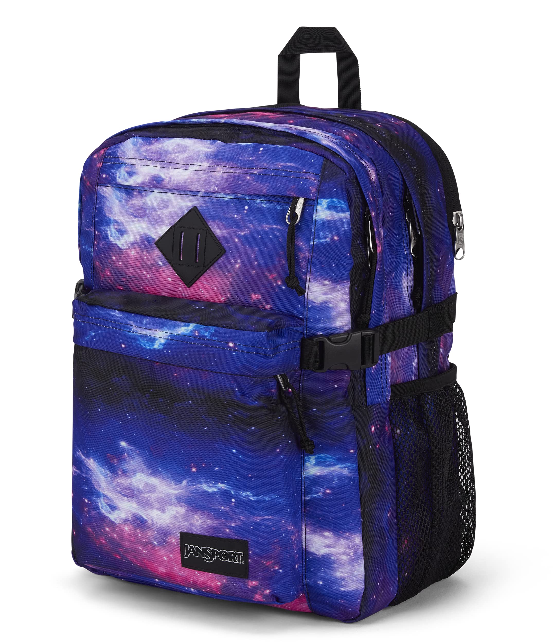 JanSport Main Campus Backpack - Travel or Work backpack w 15-Inch Laptop Sleeve and Dual Water Bottle Pockets, Space Dust