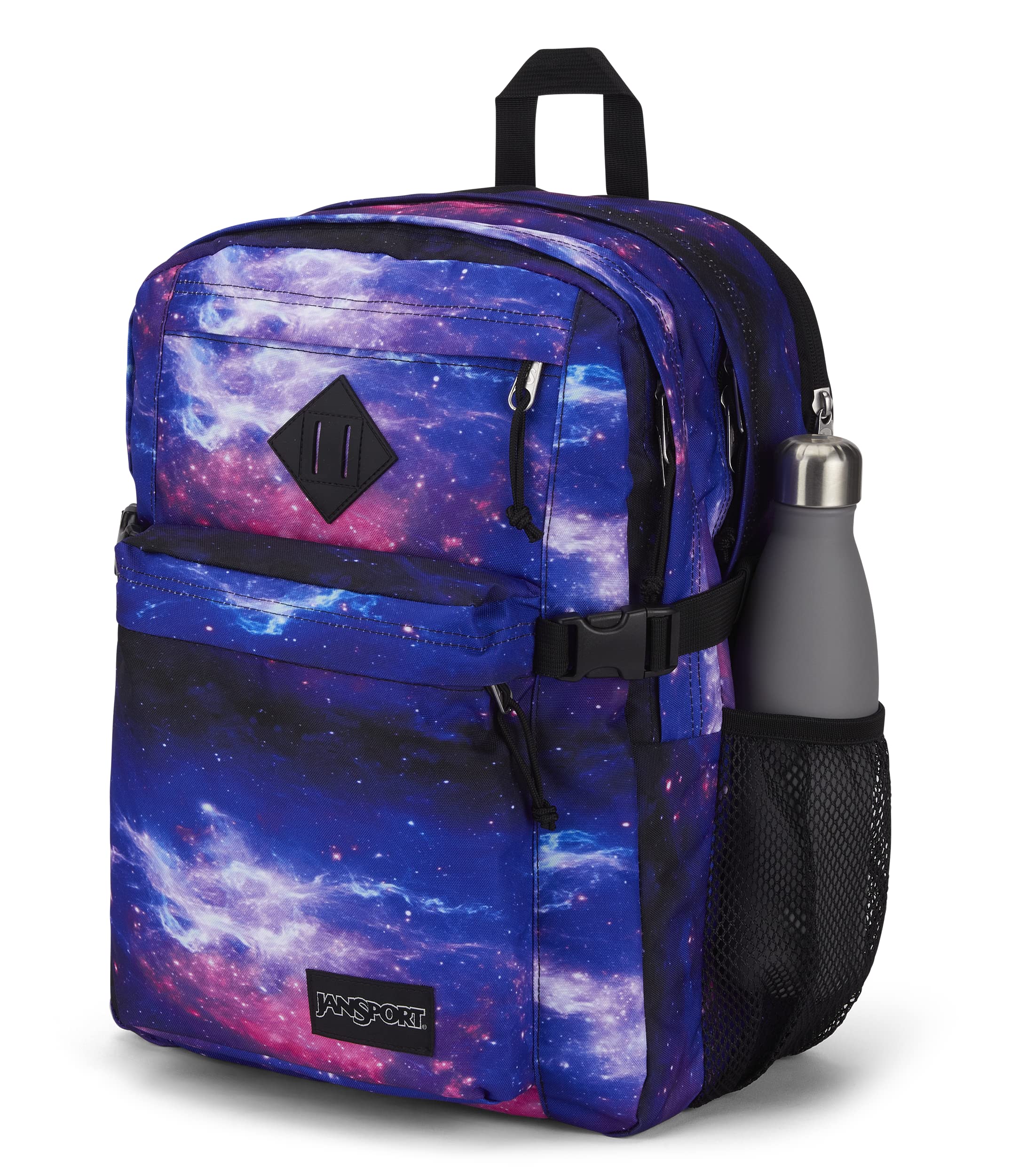 JanSport Main Campus Backpack - Travel or Work backpack w 15-Inch Laptop Sleeve and Dual Water Bottle Pockets, Space Dust