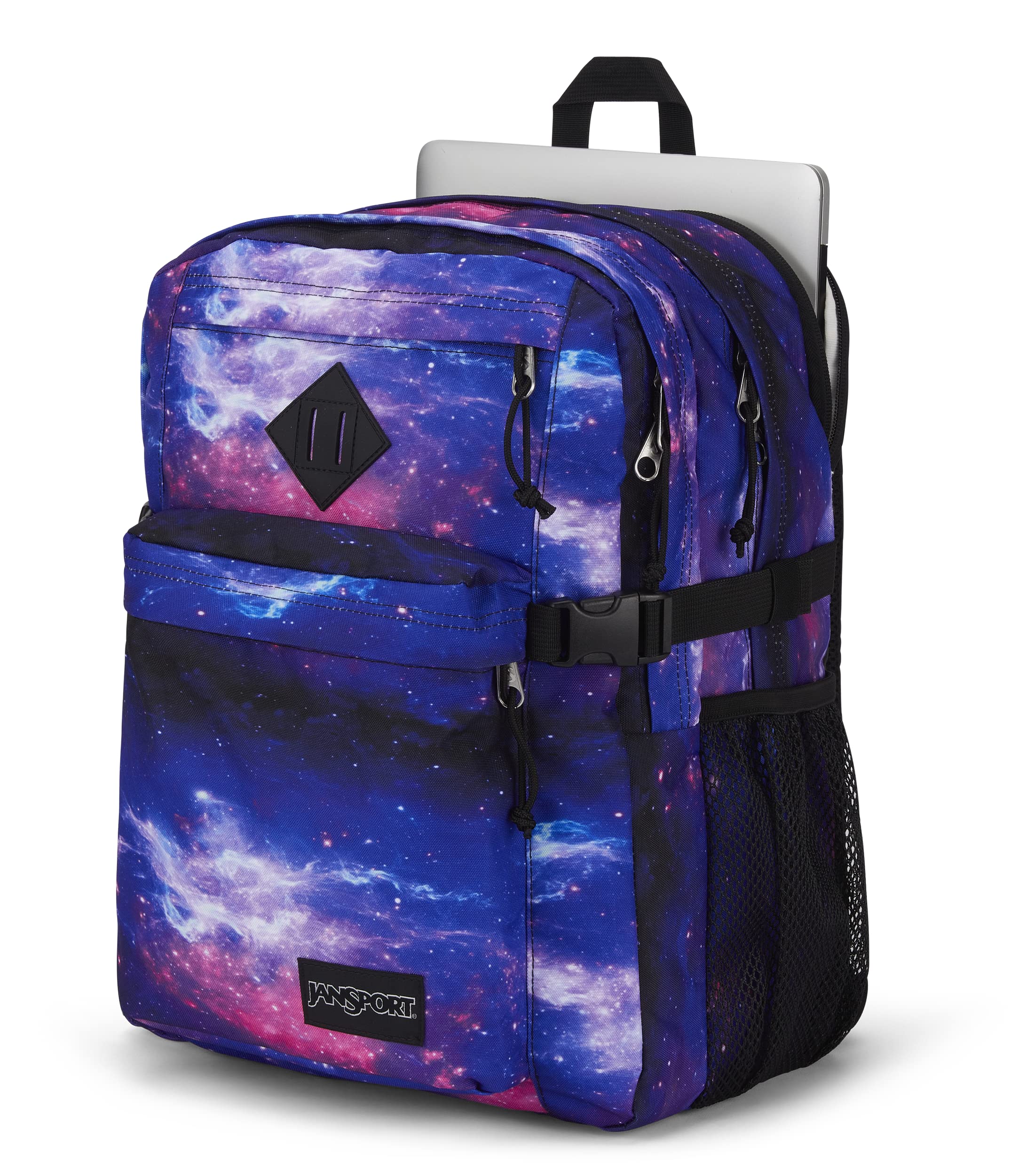 JanSport Main Campus Backpack - Travel or Work backpack w 15-Inch Laptop Sleeve and Dual Water Bottle Pockets, Space Dust