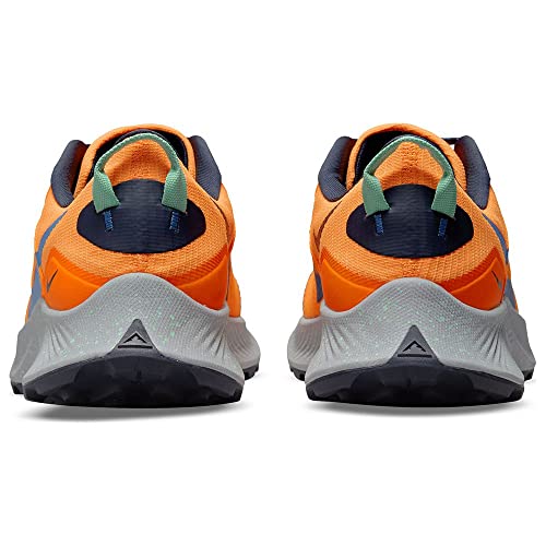 NIKE mens Pegasus Trail 3 Orange DA8697 800, Total Orange/Signal Blue, 9.5