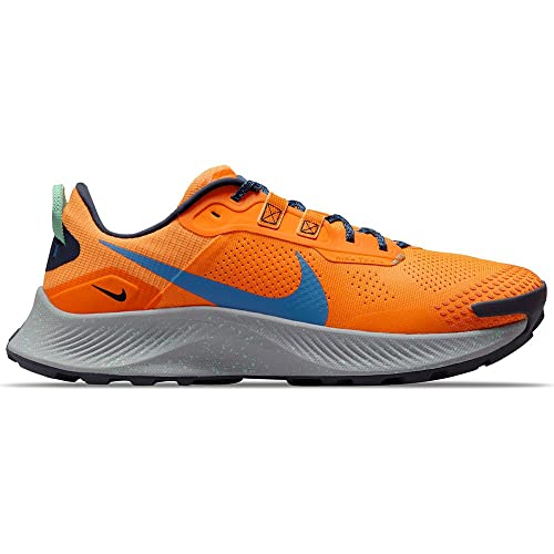 NIKE mens Pegasus Trail 3 Orange DA8697 800, Total Orange/Signal Blue, 9.5