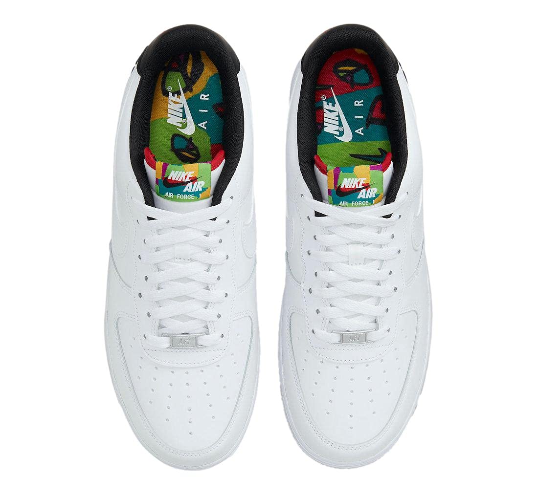 Nike Mens Air Force 1 Low LV8 DM8148 100 Peace, Love, Swoosh - Size 11.5