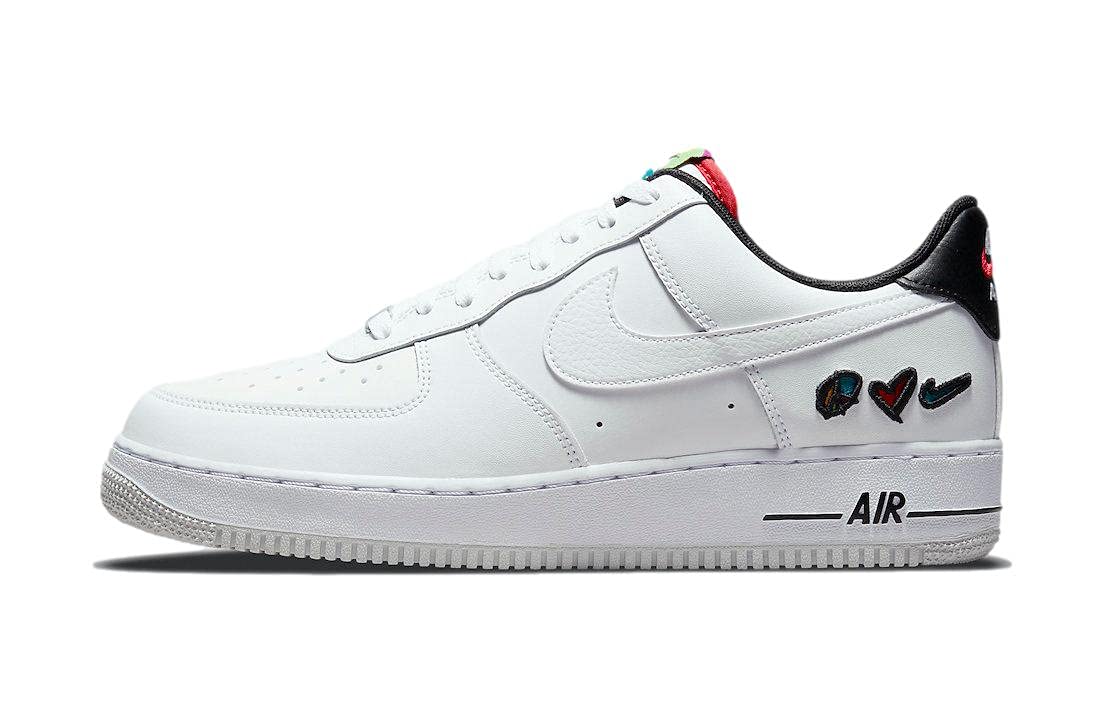 Nike Mens Air Force 1 Low LV8 DM8148 100 Peace, Love, Swoosh - Size 11.5