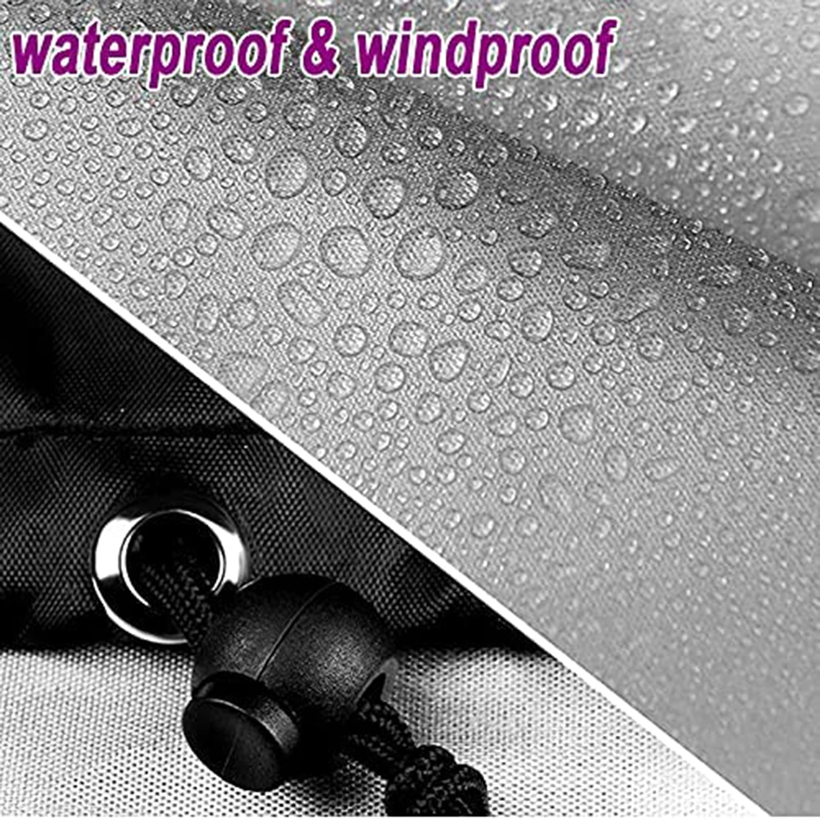 Zhgzhzwlf Telescope Cover, Silver, 59*34in, Waterproof, Oxford Cloth, Drawstring & Zipper Closure, Sunproof, Dustproof, Windproof, Adjustable, Astronomical Telescope Cover