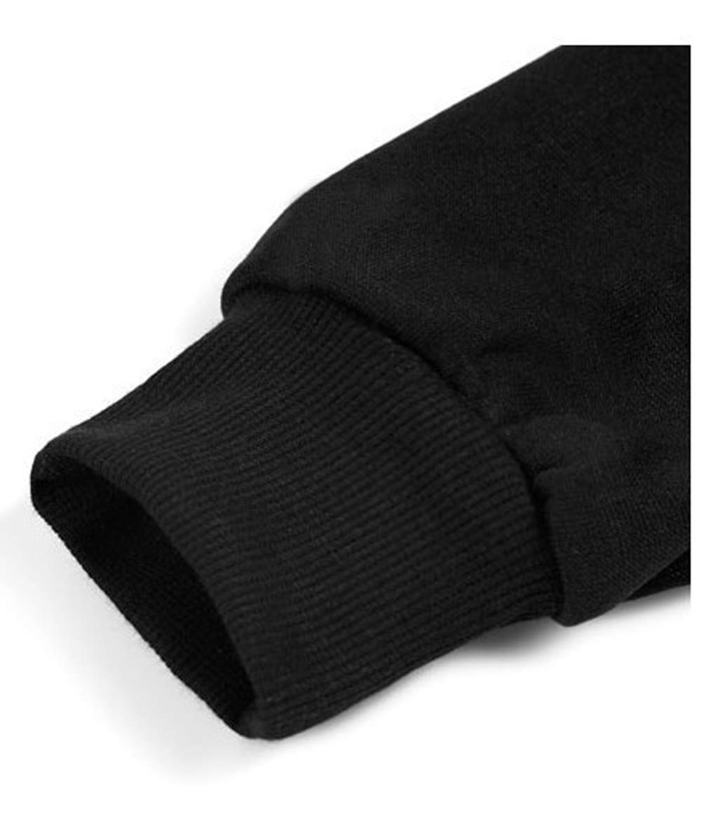 JUPKEM unisex animation hoodie cosplay Jacket Pullover Sweatshirt with Pocket (Black 1, X-Large)