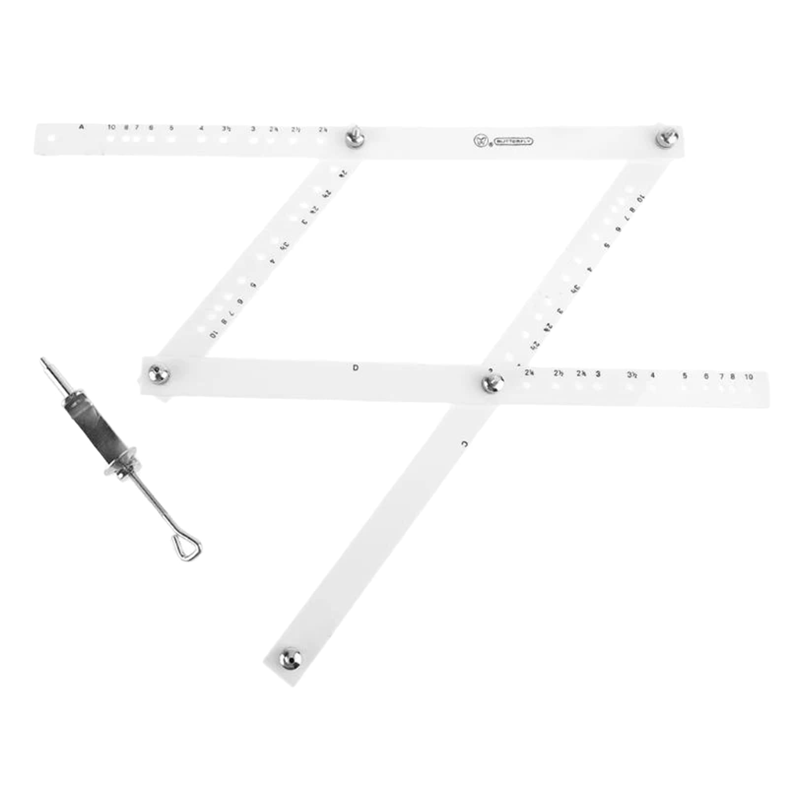DYNWAVE Clear Pantograph Artist Drawing Tool Folding Reducer 10 Times Scale