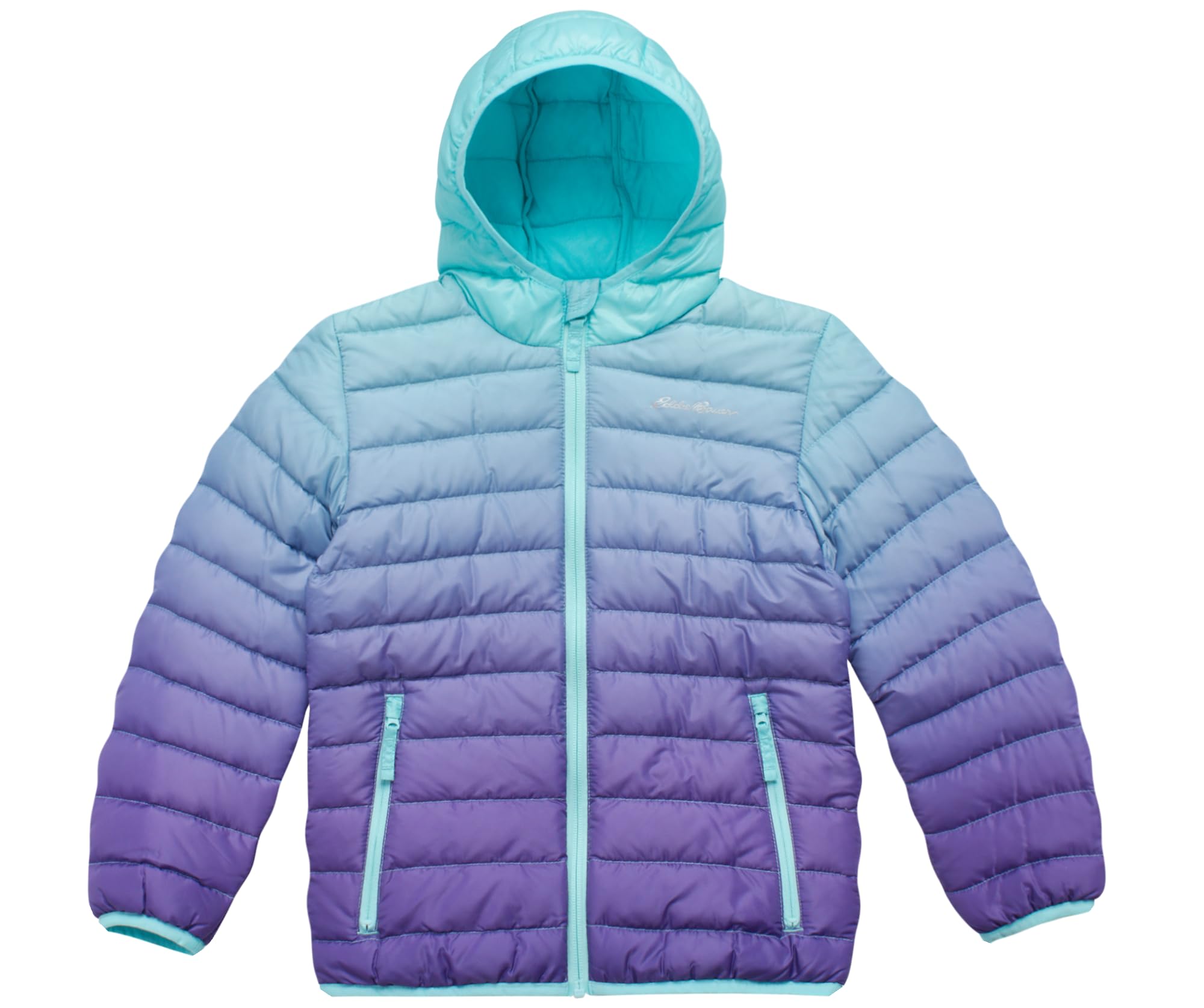 Eddie Bauer Girls' Jacket - CirrusLite Weather Resistant Down Coat for Girls - Insulated Quilted Bubble Puffer (3-20), Size 14-16, Purple