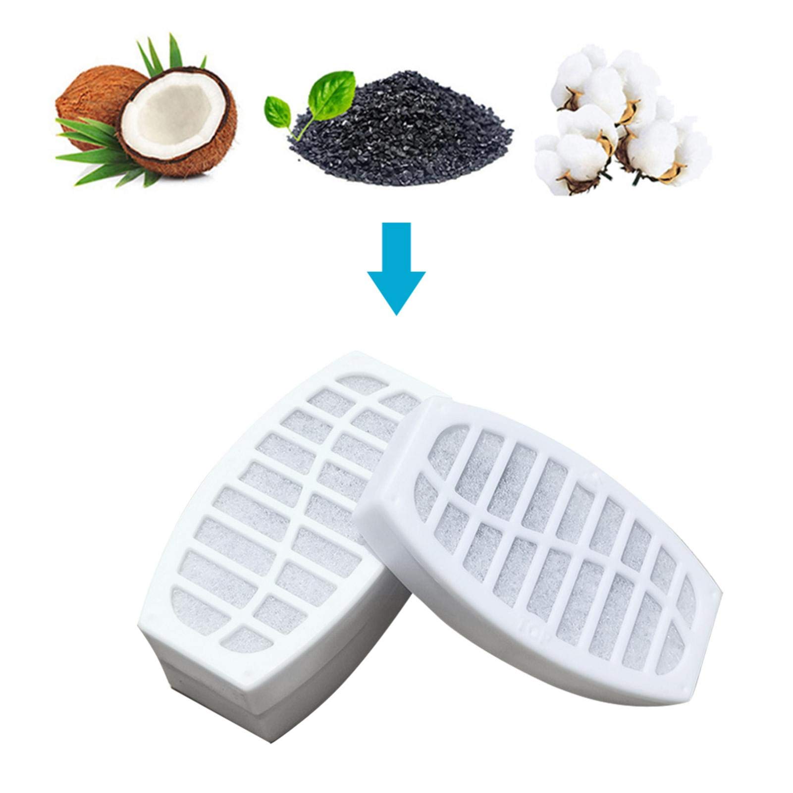 Cat Water Fountain Filter Cat Water Fountain Replacement Filters Pet Water Dispenser Filter Replacement,Effectively Filter Any Deposits For Pet Water Dispenser 8×4.5×1.5cm