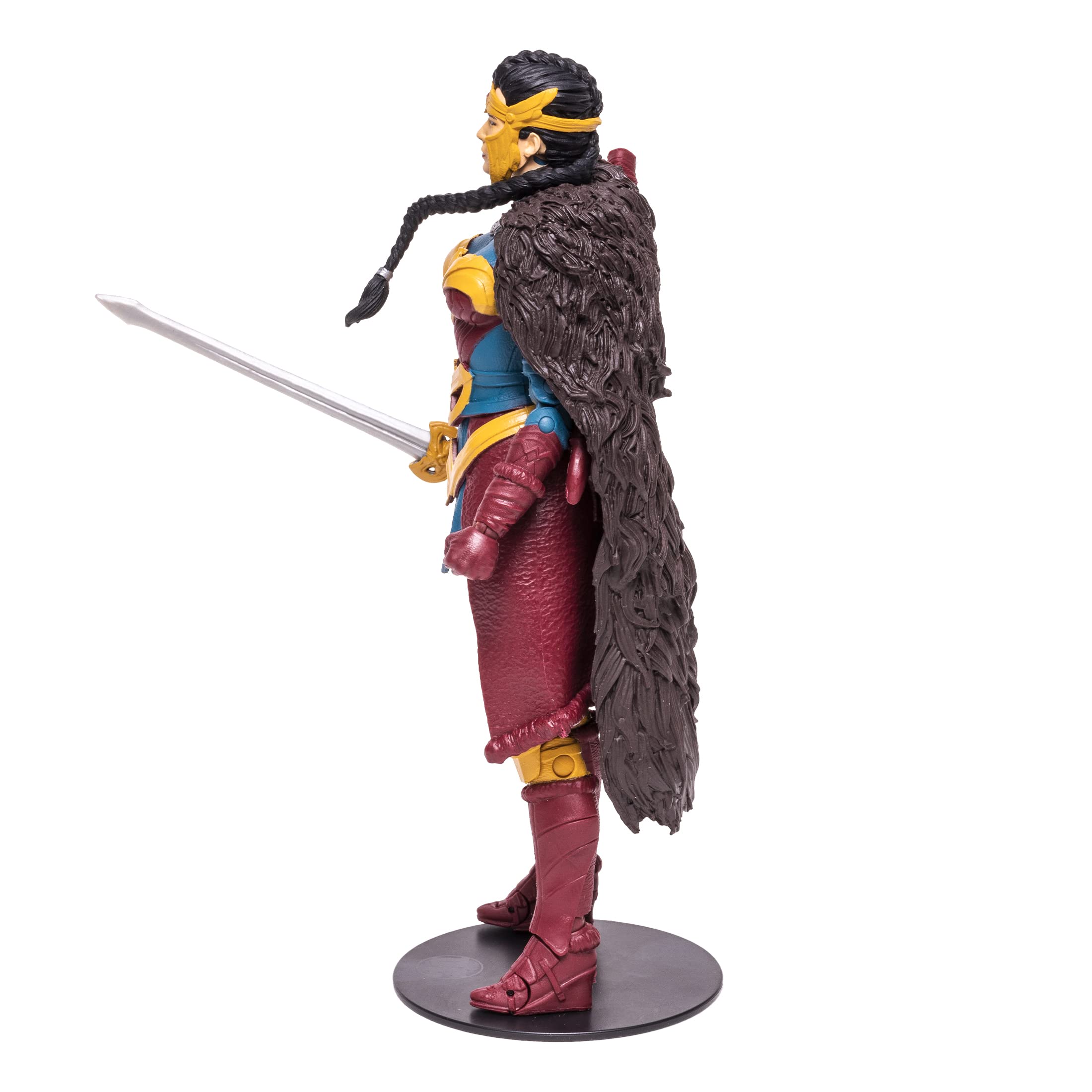 McFarlane Toys DC Multiverse Wonder Woman Endless Winter 7" Action Figure with Build-A Frost King Piece and Accessories