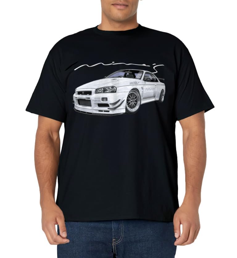 JDM CAR R34 V-SPEC II RB26 Skyline Mine’s V-Spec N1 T-Shirt