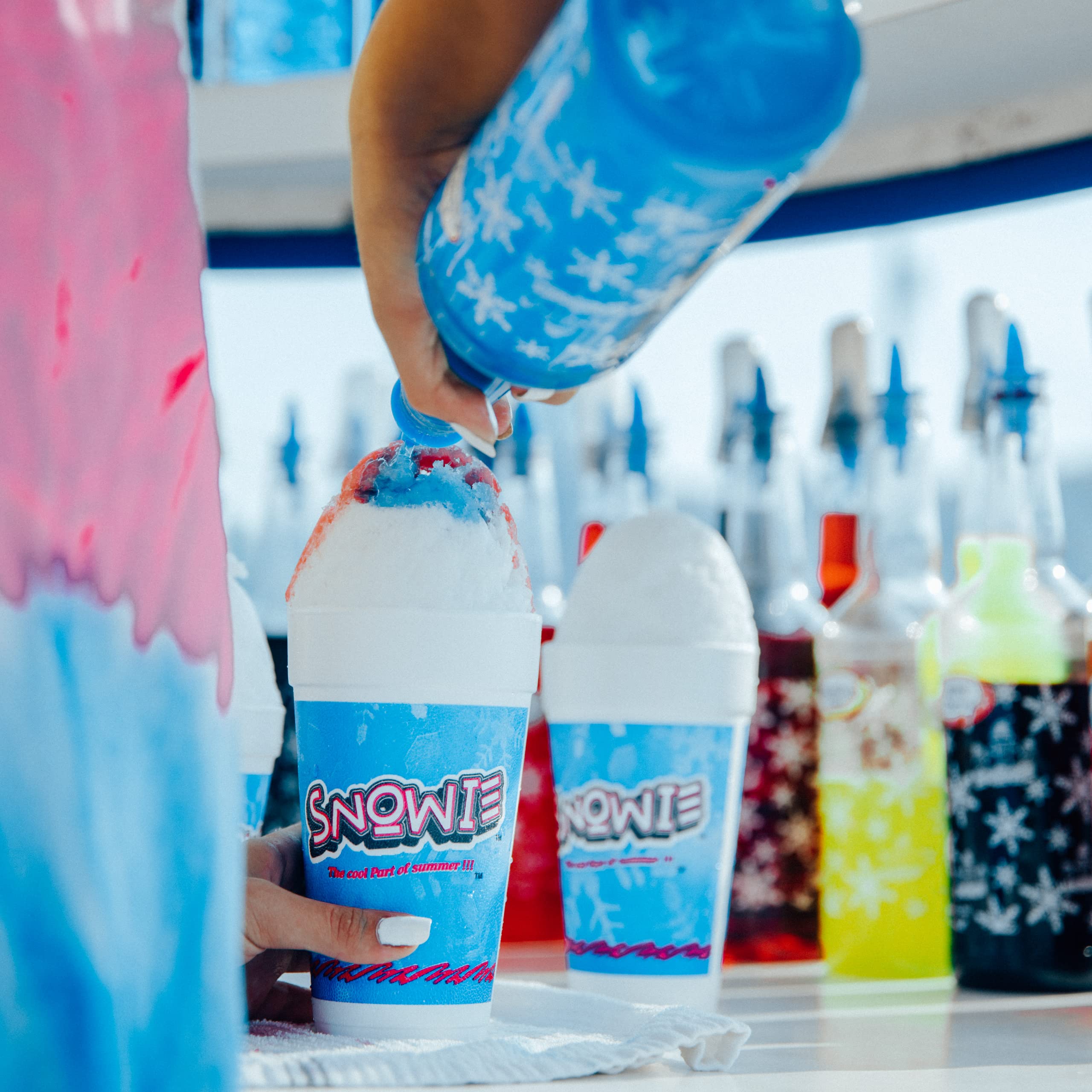 Snowie Shaved Ice Snow Cone Flavor Concentrate- Pint - Lemon Lime