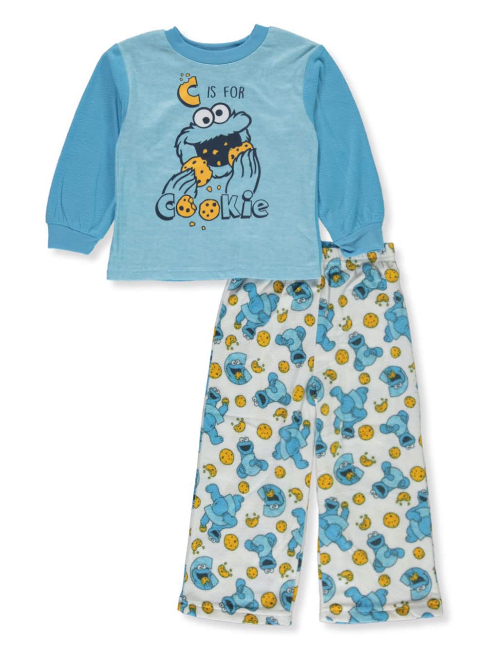 Favorite Characters Baby Boy's Sesame Street Microfleece Two-Piece Set (Toddler) Assorted 3T Toddler