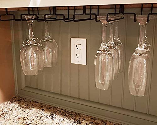 Wine Glass Shelf, Upside-down Home Goblet Iron Art Shelf, Wine Glass Hanging Storage Rack