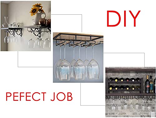 Wine Glass Shelf, Upside-down Home Goblet Iron Art Shelf, Wine Glass Hanging Storage Rack