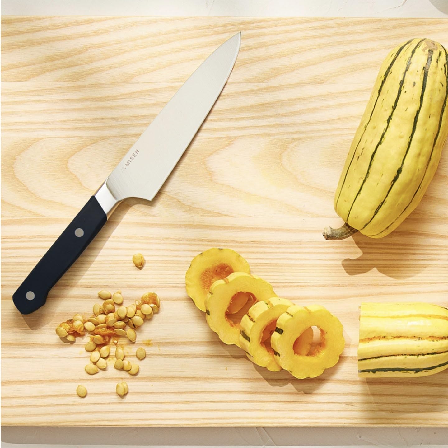 Misen 5.5 Inch Utility Knife - High Carbon Stainless Steel Kitchen Knife for Chopping & Slicing - Ergonomic Design for Culinary & Professional Chefs - Black