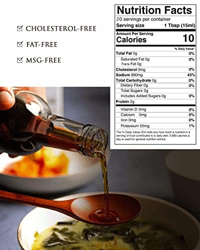 Wangshin Smoked Fish Sauce (10 fl oz/Aged 2 years) - Anchovy and Salt Fermented in a Korean Traditional Clay Pot
