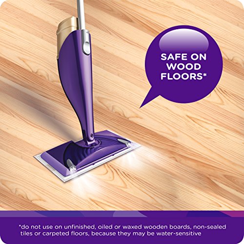 Swiffer Wetjet Wood Floor Cleaner Solution Refill, 42.2 Fl Oz (Pack of 2)