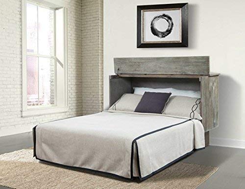 fu-chest Queen CREDEN-ZZZ Brussels Cabinet Bed in The New Charcoal Color