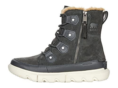 Sorel Explorer™ II Joan Dual Zip Waterproof Grill/Fawn 10 B (M)
