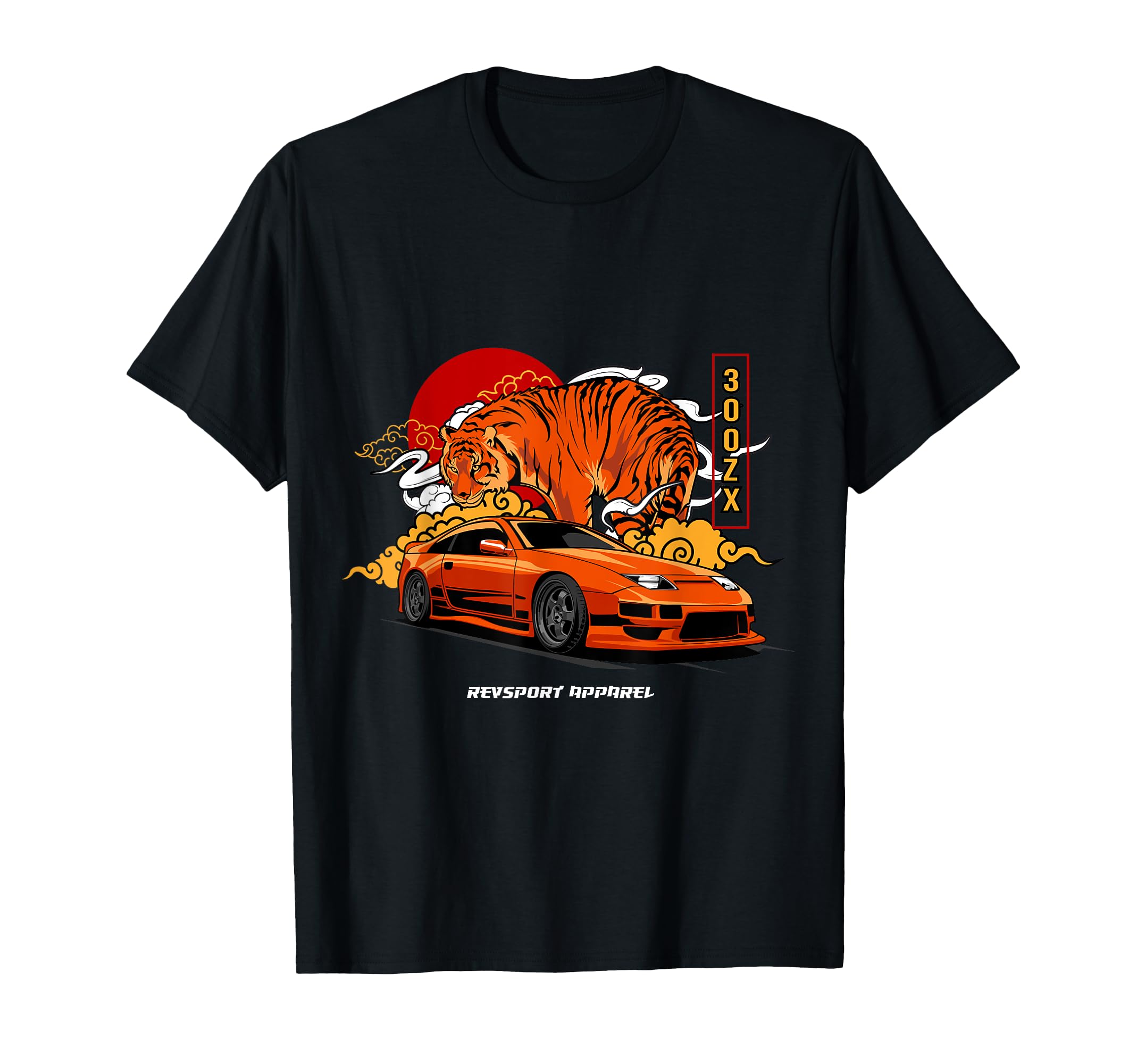 Orange Tiger 300ZX JDM car T-Shirt