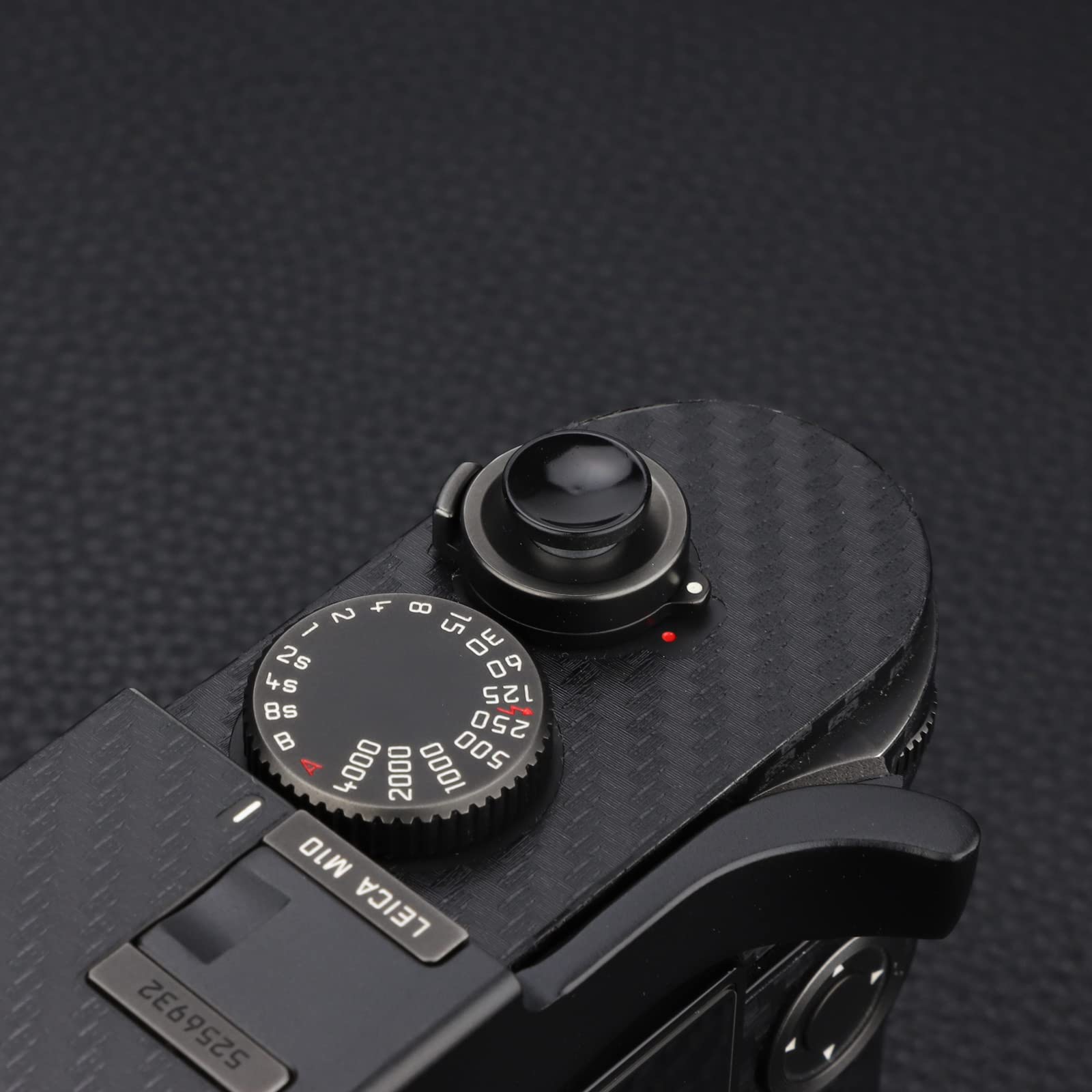 Camera Metal Shutter Release Button for Fujifilm X-E1 X-E2 X-E4 X-E3 X-T2 X-T3 X-T10 X-T20 X-Pro1 X-Pro2 X100v X100T X100S X100F and M8 M9 M10 M-E M-P M9-P M-A Concave Surface Black