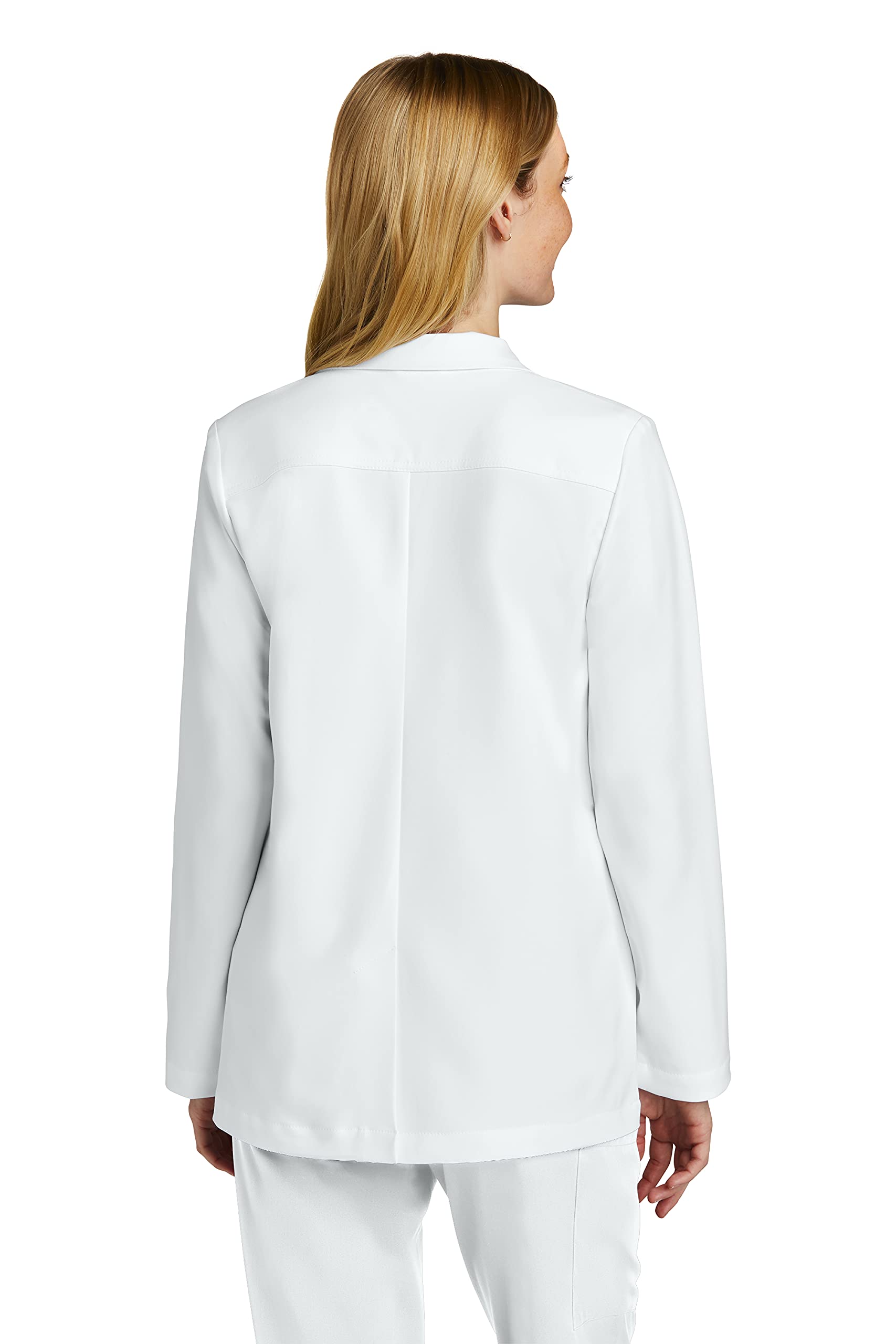 Custom Embroidered Womens Medical Laboratory Coats - Add Your Name or Text - Long Sleeve 3-Pocket Consultation Coats