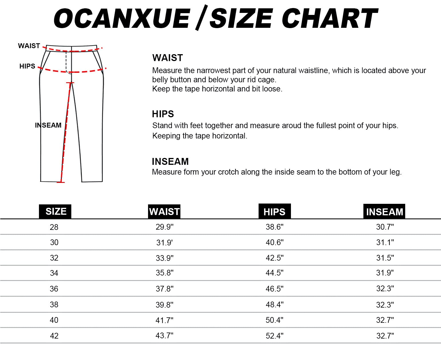 OCANXUE Men's Tactical Pants Camo Cargo Pants Ripstop Work Hiking Pants with 10 Pockets No Belt Size 38