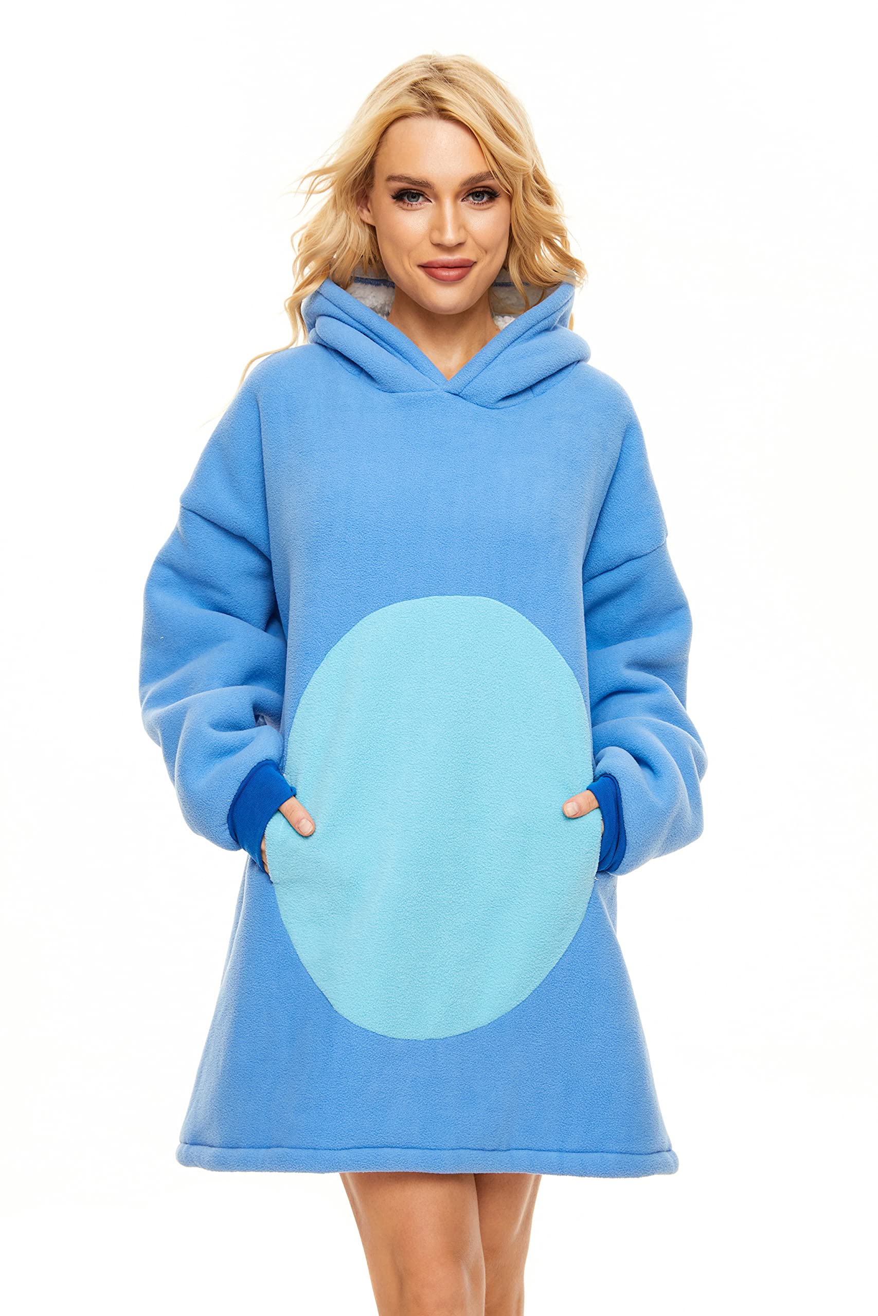 Cute Animals Blanket Onesie Hoodie Soft Warm Comfy Plush Halloween Costumes