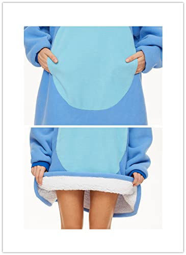 Cute Animals Blanket Onesie Hoodie Soft Warm Comfy Plush Halloween Costumes