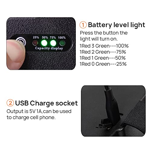 QWW 48V20AH30amp Battery for 100-1200W Ebike with Charge