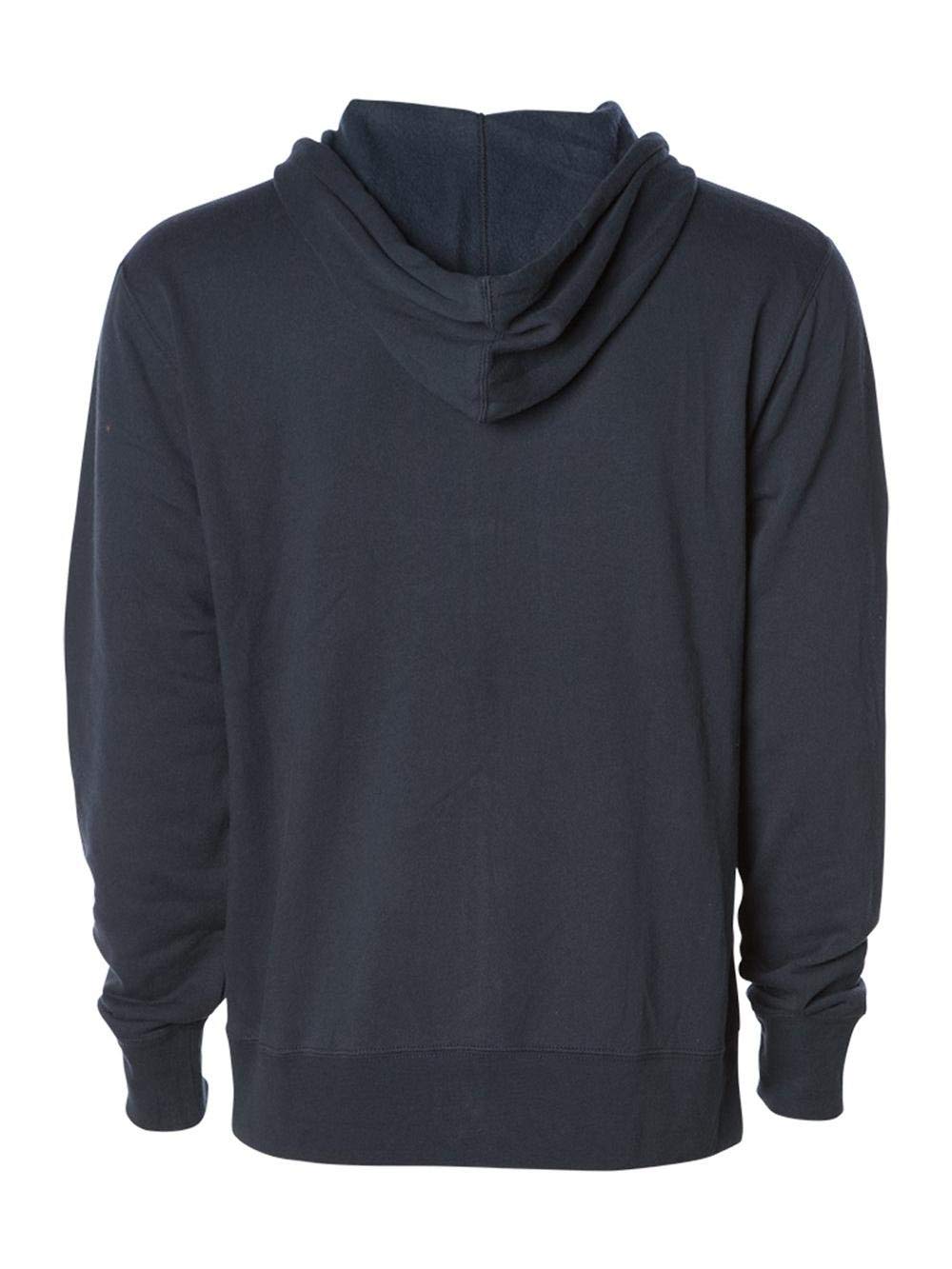 Independent Trading Co. - Lightweight Full-Zip Hooded Sweatshirt - AFX90UNZ - 2XL - Slate Blue