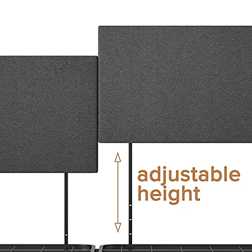 ZINUS SmartBase Mattress Foundation with Upholstered Headboard, 14 Inch Metal Platform Bed Frame, No Box Spring Needed, Sturdy Steel Frame, Adjustable Headboard Height, California King