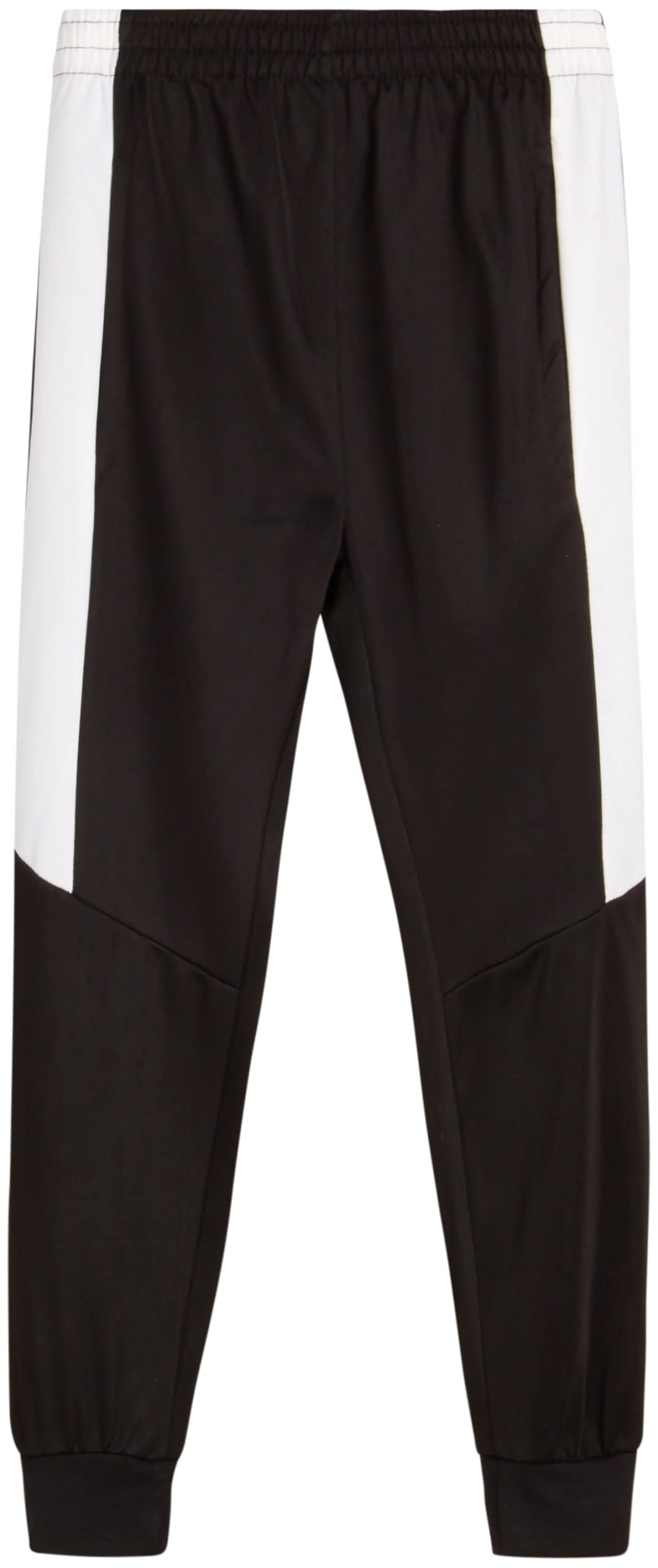 Quad Seven Boys' Sweatpants - Breathable Active Tricot Jogger Track Pants with Side Pockets - Sweatpants for Boys (4-18), Size 16-18, Navy/Black/Charcoal/Black