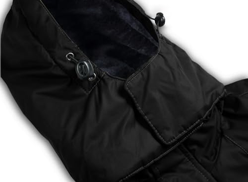 Keevoom Men's Winter Jackets Warm Ski Snow Coats Waterproof Hooded Raincoats Snowboarding Lined Windproof Windbreaker