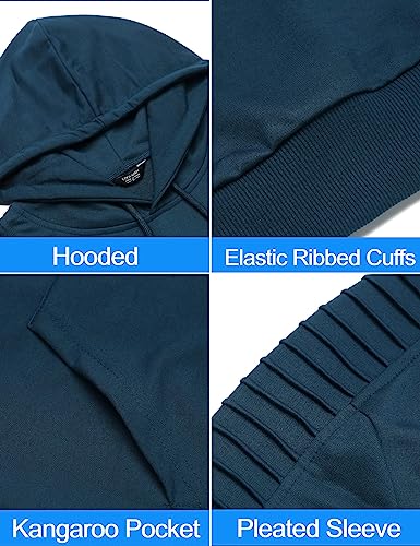 COOFANDY Men's 2 Piece Tracksuit Hoodie Sweatsuit Sets Casual Jogging Athletic Suits