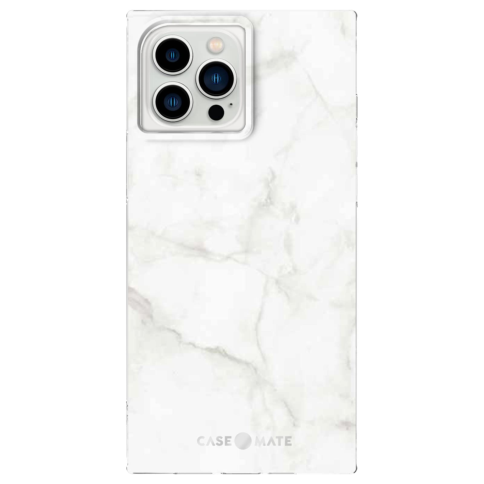 Case-Mate BLOX iPhone 13 Pro Max Case - White Marble [10FT Drop Protection] [Wireless Charging Compatible] Protective Phone Cover for iPhone 13 Pro Max 6.7", Anti-Scratch, Shockproof, Matte