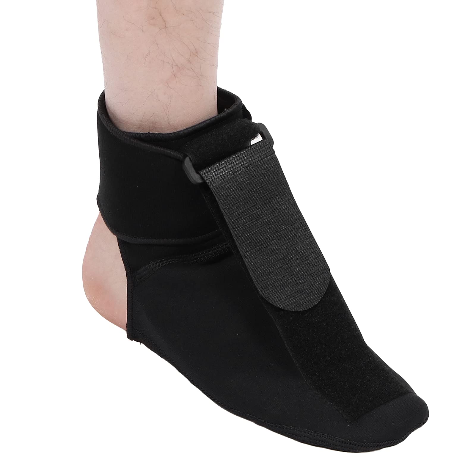 Drop Foot Brace Plantar Fasciitis Night Splint Orthotic Brace Adjustable Ankle Brace for Men and Women(S)